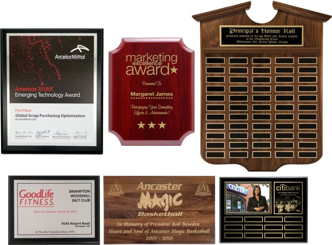 Custom Trophies, Awards, Plaques & Medals in Hamilton | Fast Canada ...